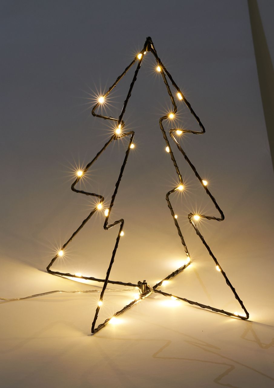 LED 3D Tanne 2er Set