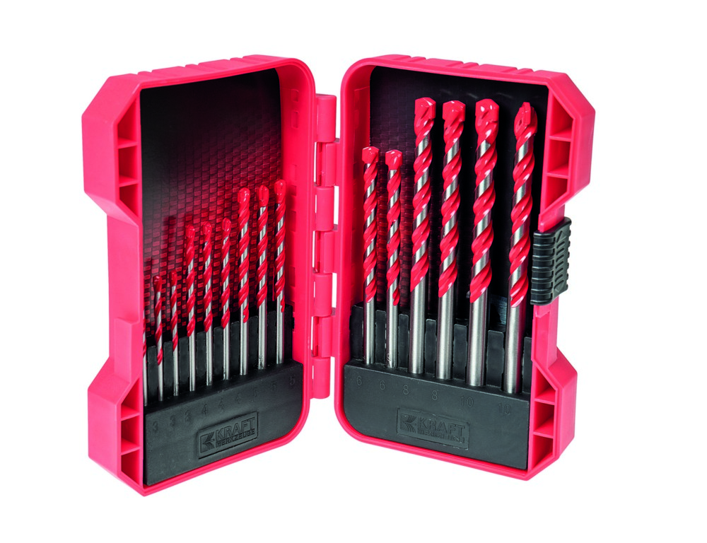 Universal-Bohrer-Set - 15tlg. - 3er Set