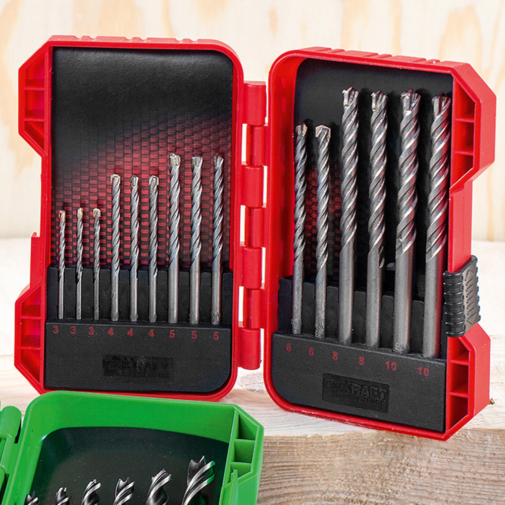 Universal-Bohrer-Set - 15tlg. - 3er Set