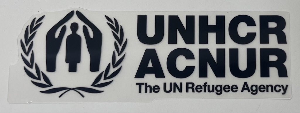 Original FC Barcelona Rückensponsor 18cm - UNHCR ACNUR | Sportiger.de