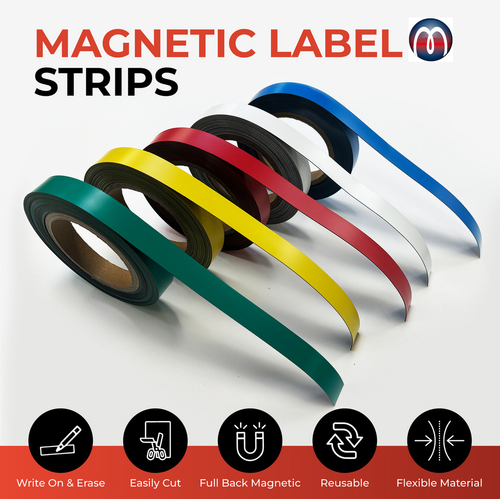 Magnetic Whiteboard Magnetic-Racking Strip 10mm Wide, 0.85mm Thick, 5M ...
