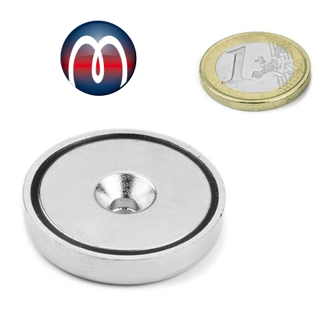 Neodym Flachgreifer Ø 42,0 x 9,0 mm mit Senkung - hält 45 kg⭐⭐⭐⭐⭐ ...