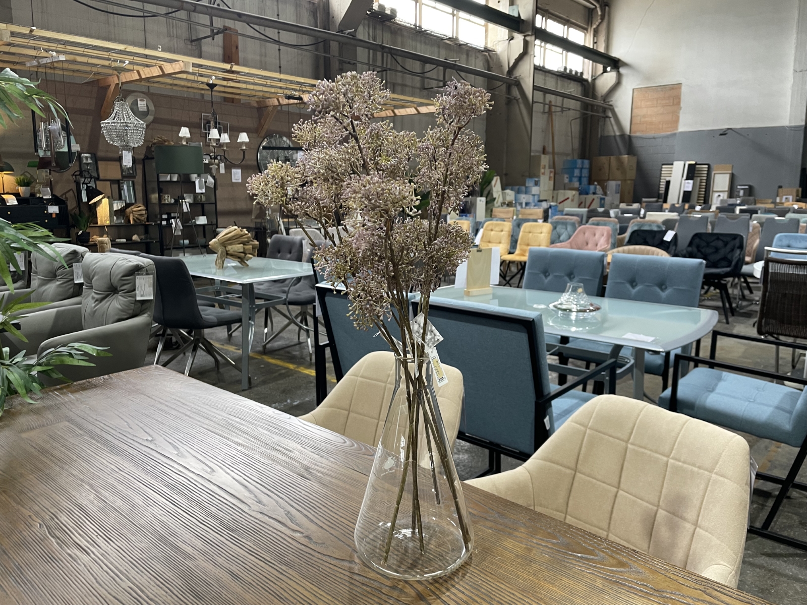 neuer Patriniazweig Lavendel L 63 cm Kunstblume Kunstzweig | plentyShop LTS