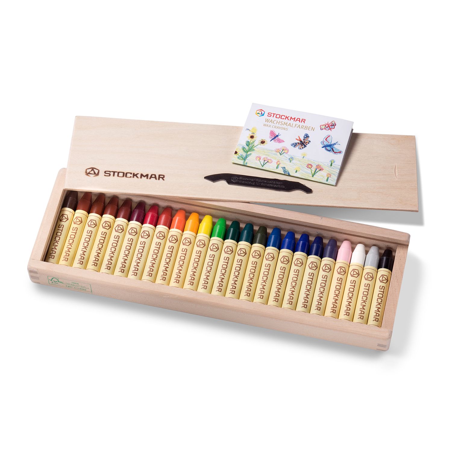 Stockmar 24 Wax Crayons | Waldorfshop