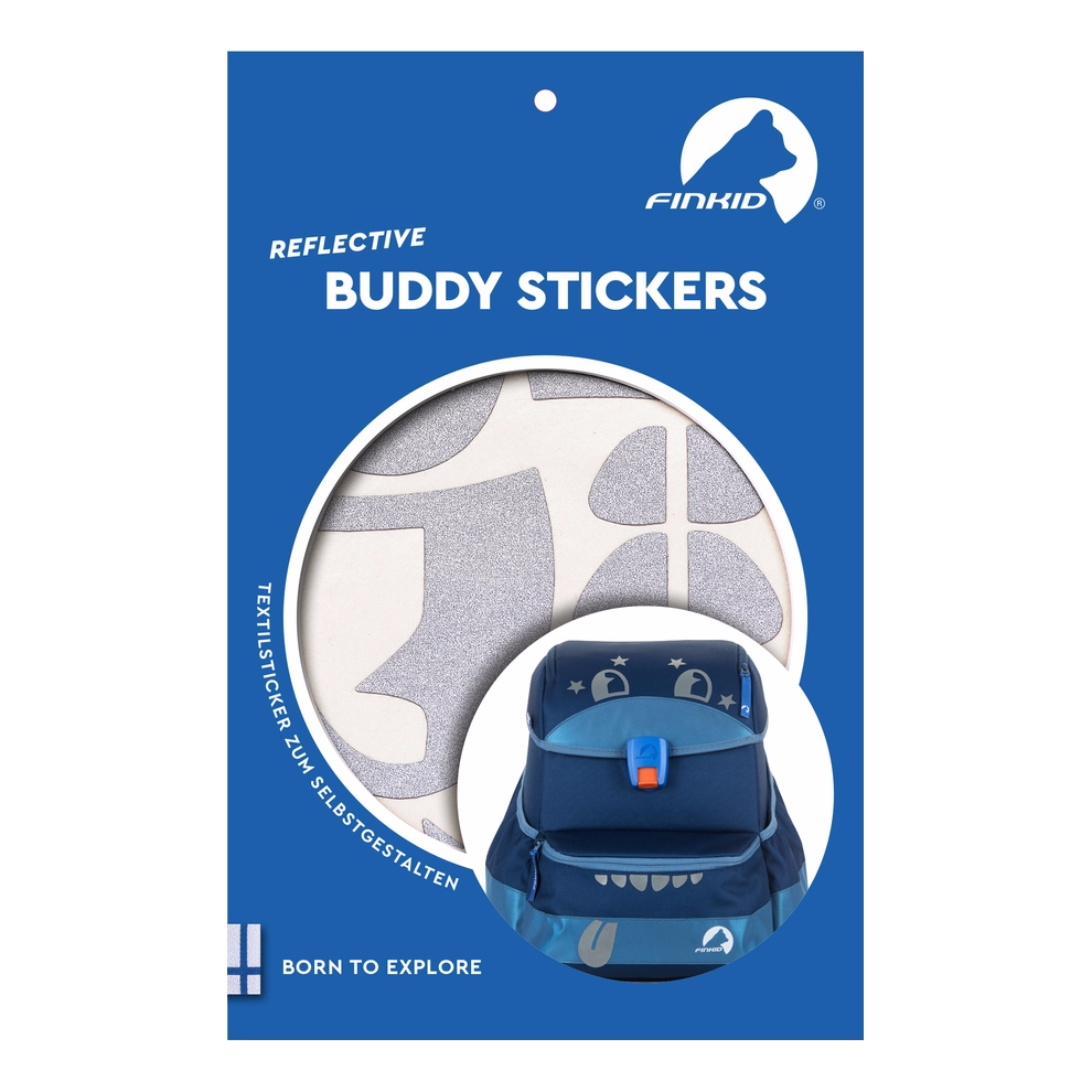 Reflective textile stickers, moffi | Waldorfshop