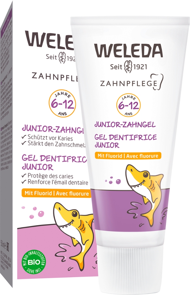 Junior dental gel with fluoride | Waldorfshop