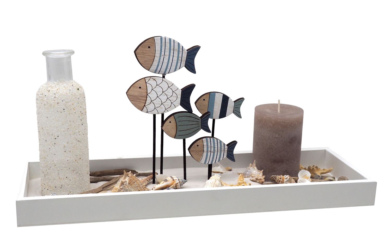 Tischdeko Maritim Deko Tablett Holz Fische 40 X 14 X 3 Cm Tischdeko Maritim Deko Tablett Holz Fische 40 X 14 X 3 Cm