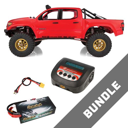 [Paket] Element RC Enduro Trail Truck Knightwalker RTR Rot + LiPo ...