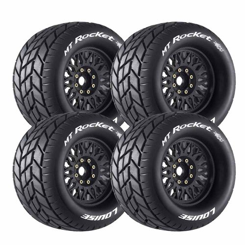 [Paket] Louise RC MT Rocket MFT Monster Truck Reifen 1:8 0" + 1/2 ...