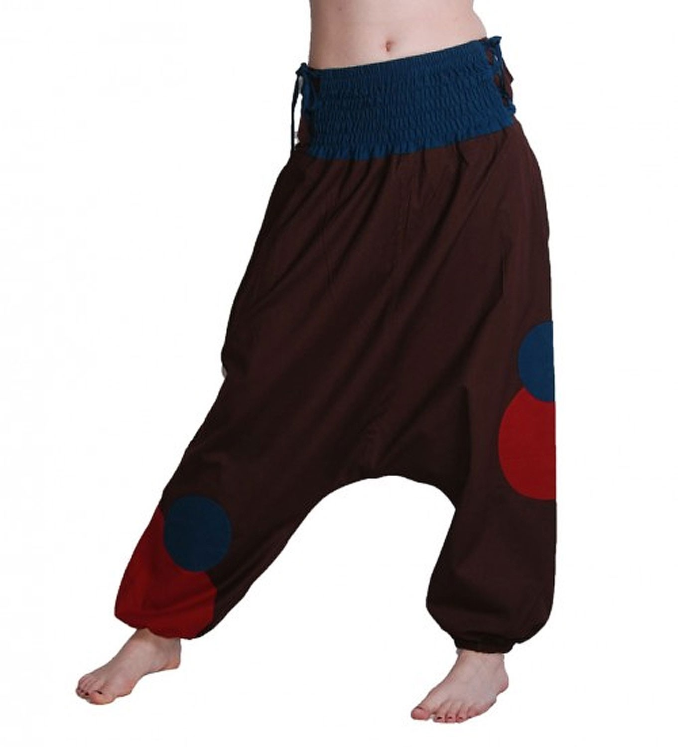 Psy Goa Hippie Hose Aladinhose Afghani Haremshose mit Schnürung ...