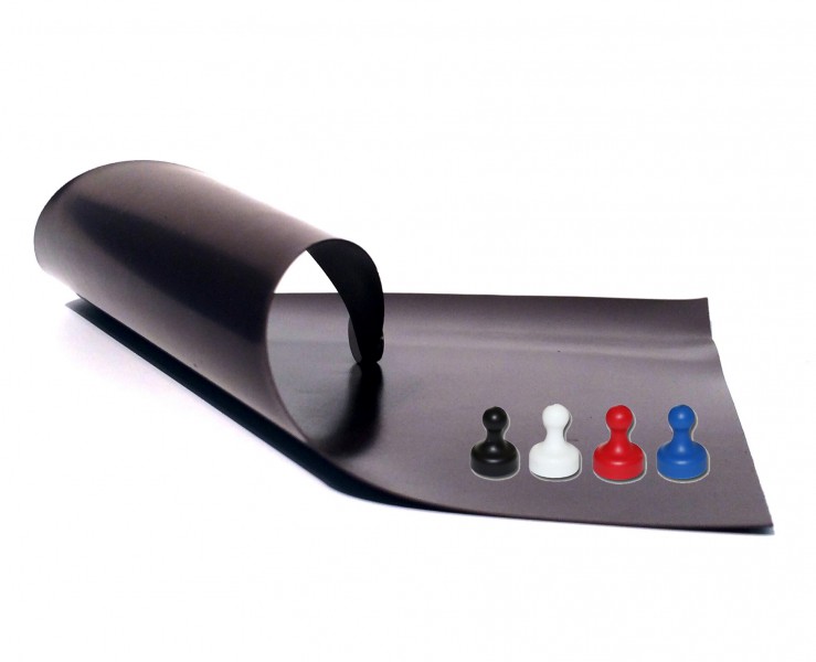 Eisenfolie Ferrofolie Braun Roh nicht selbstklebend DIN A4 | Smagtron