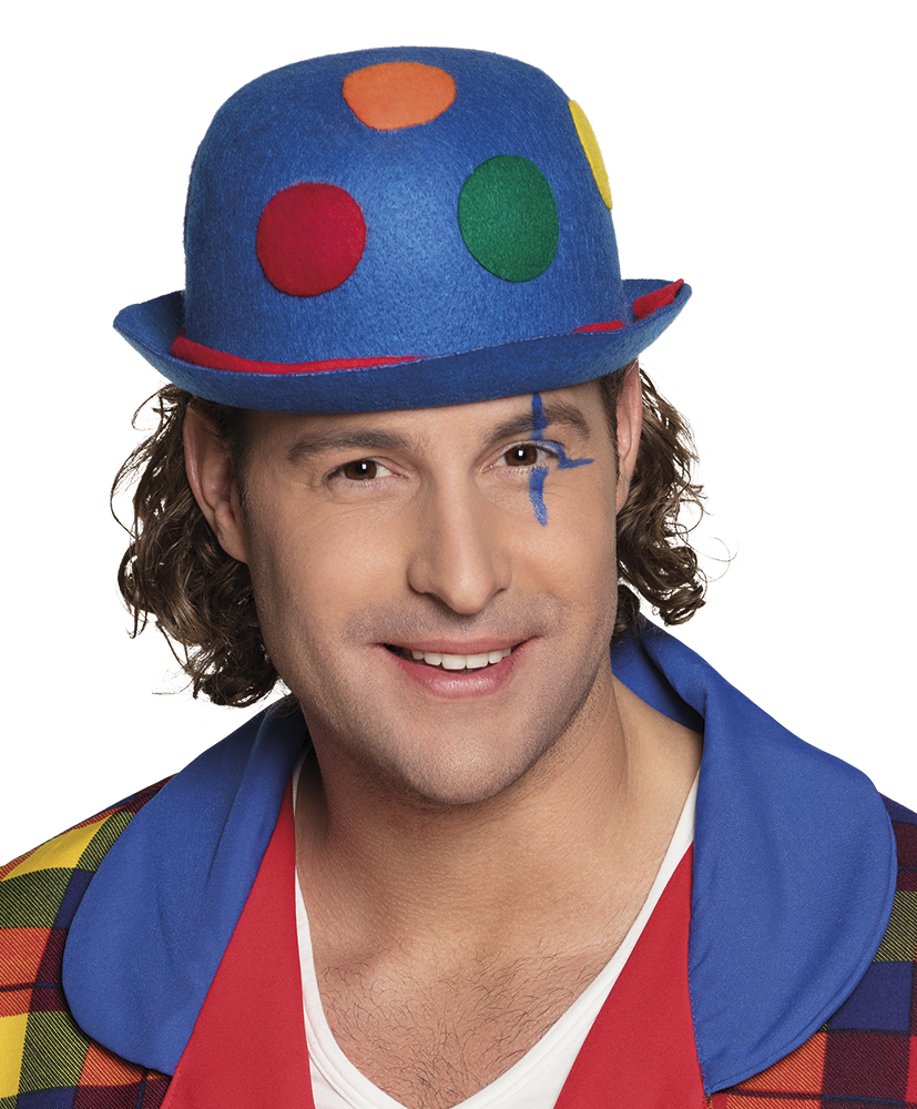 Bowler / Clownhut mit Punkten sortiert | Party Schlaudt GmbH | Kostüme ...