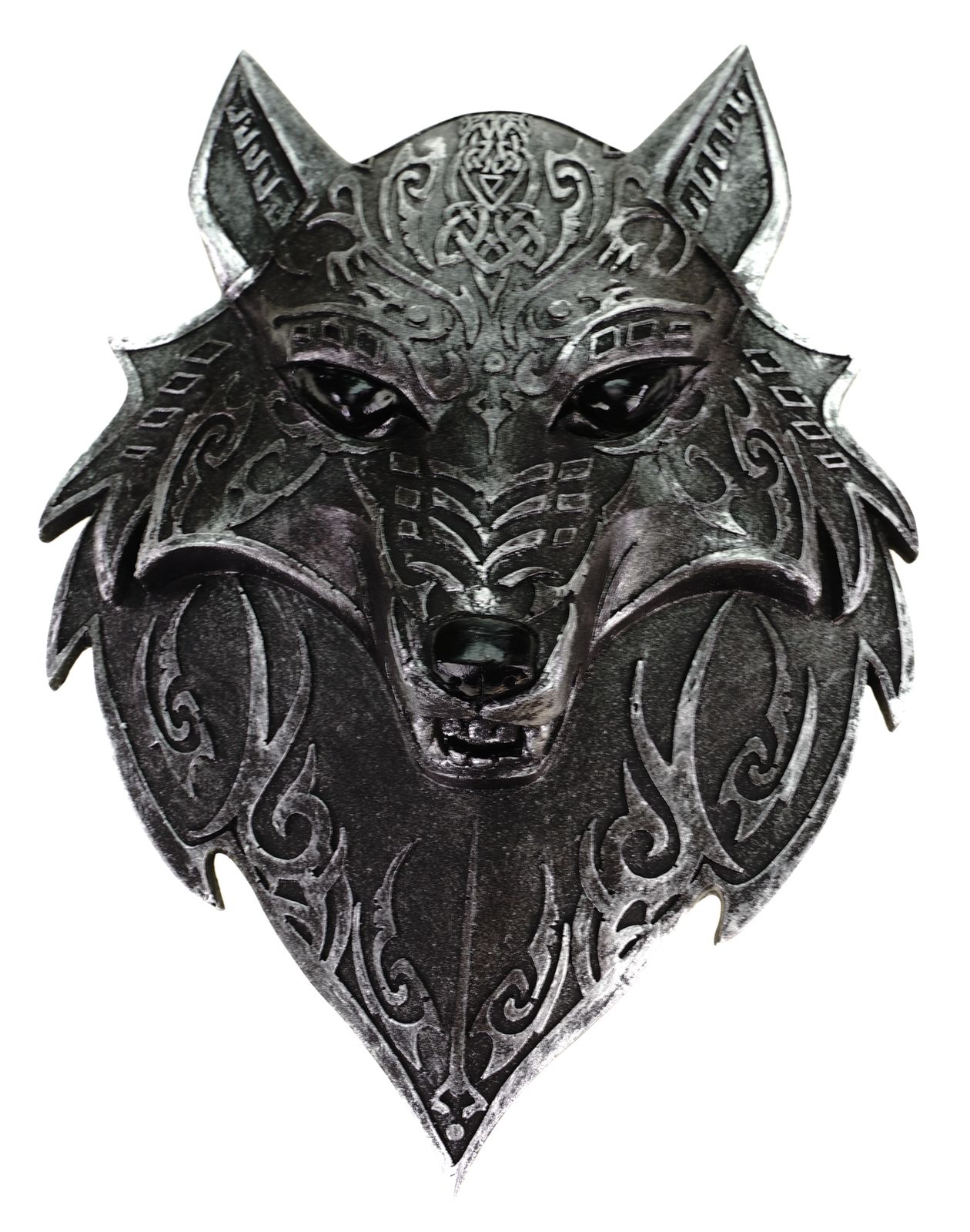 Werwolf Wandrelief mit gothischen Symbolen 25 cm Deko Skulptur Wolf ...