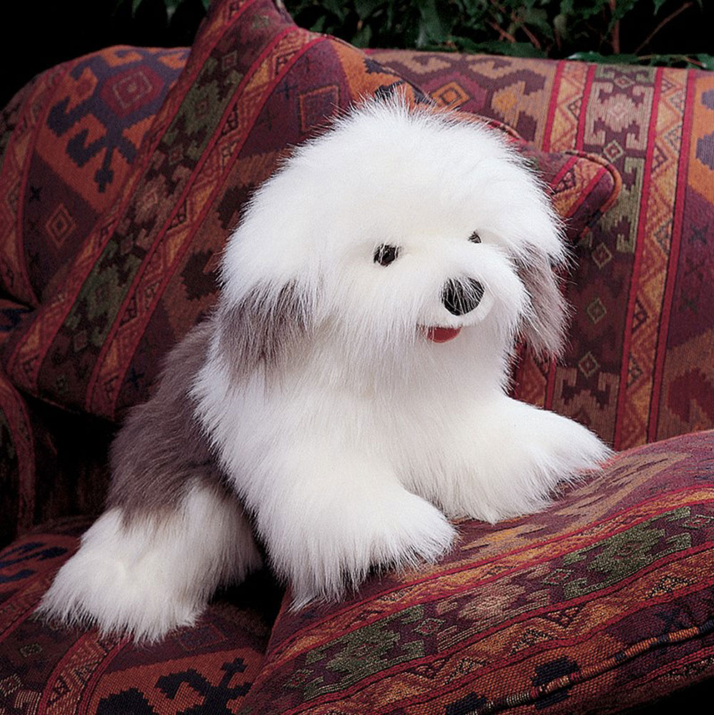 Folkmanis Handpuppe Hund Bobtail 2029 | Handpuppenversand.de
