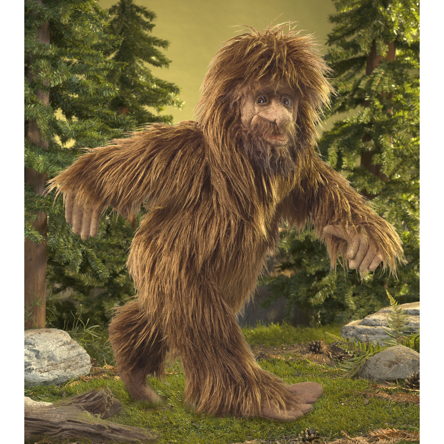 Folkmanis Handpuppe Bigfoot 3180 | Handpuppenversand.de