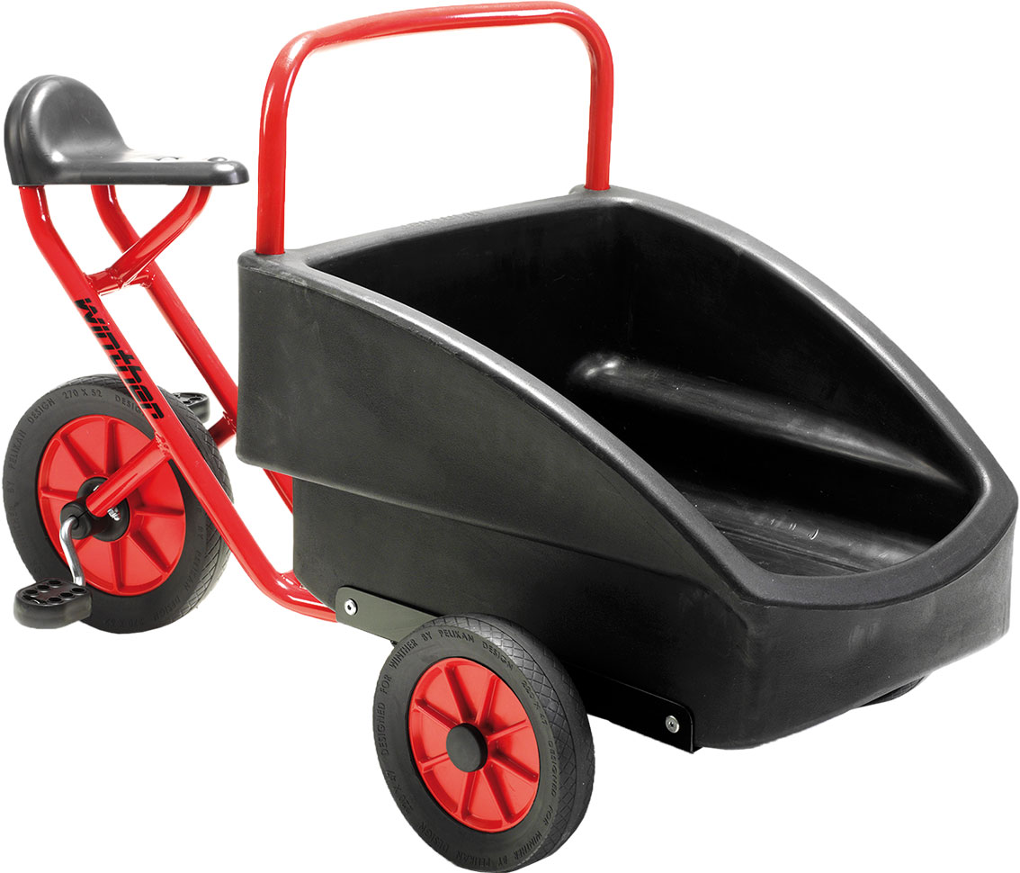 Winther VIKING Kangaroo Dreirad Mit Transportbox L wenherz Shop