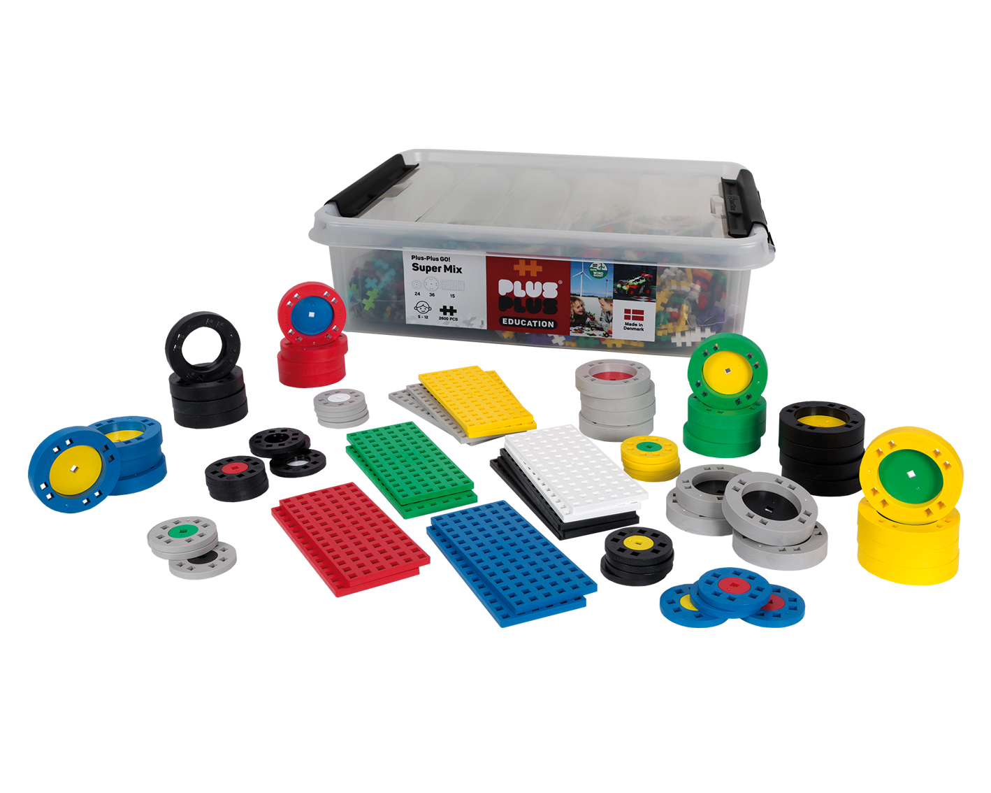 Plus Plus GO R der Gro klein 2600 Steine 15 Platten L wenherz Shop