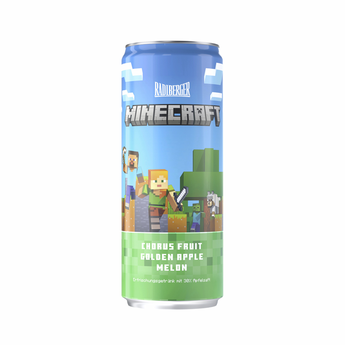 Radlberger Minecraft Golden Apple Erfrischungsgetränk Dose 330ml | Mega ...