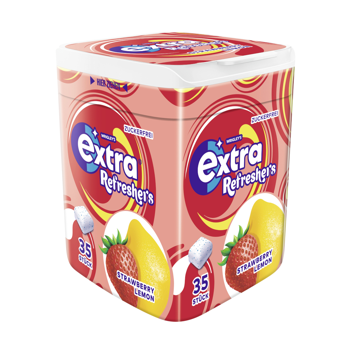 Wrigleys Extra Refreshers Strawberry Lemon zuckerfrei 35 Stück 78g ...