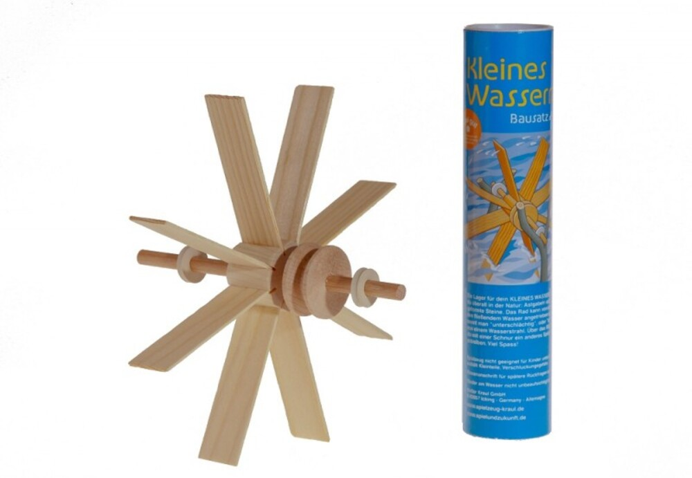 Kleines Wasserrad, das "Rucksack-Wasserrad", Bausatz | Kids and Science ...