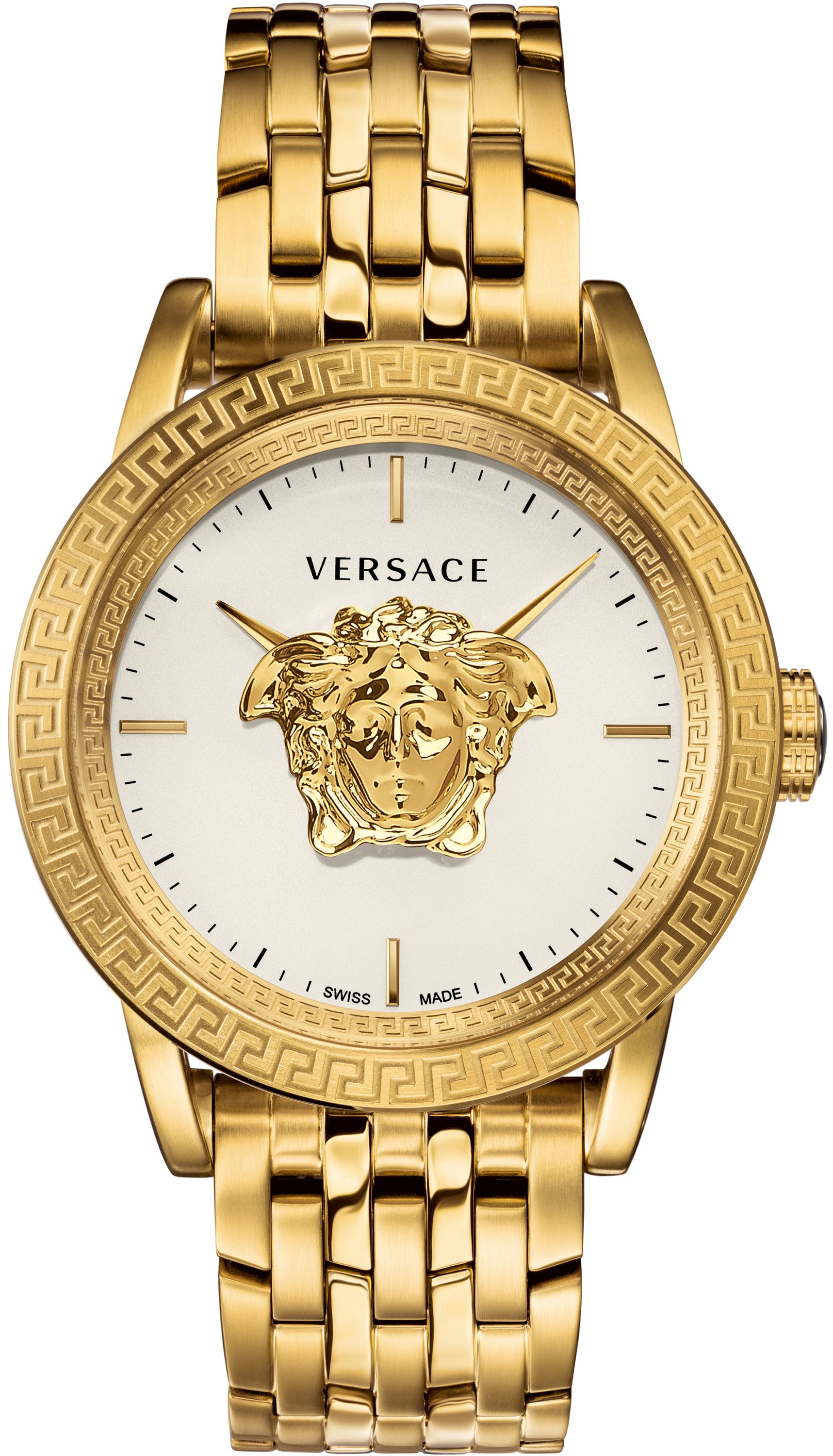 Versace VERD00318 Palazzo Empire white gold Stainless Steel Men's Watch ...