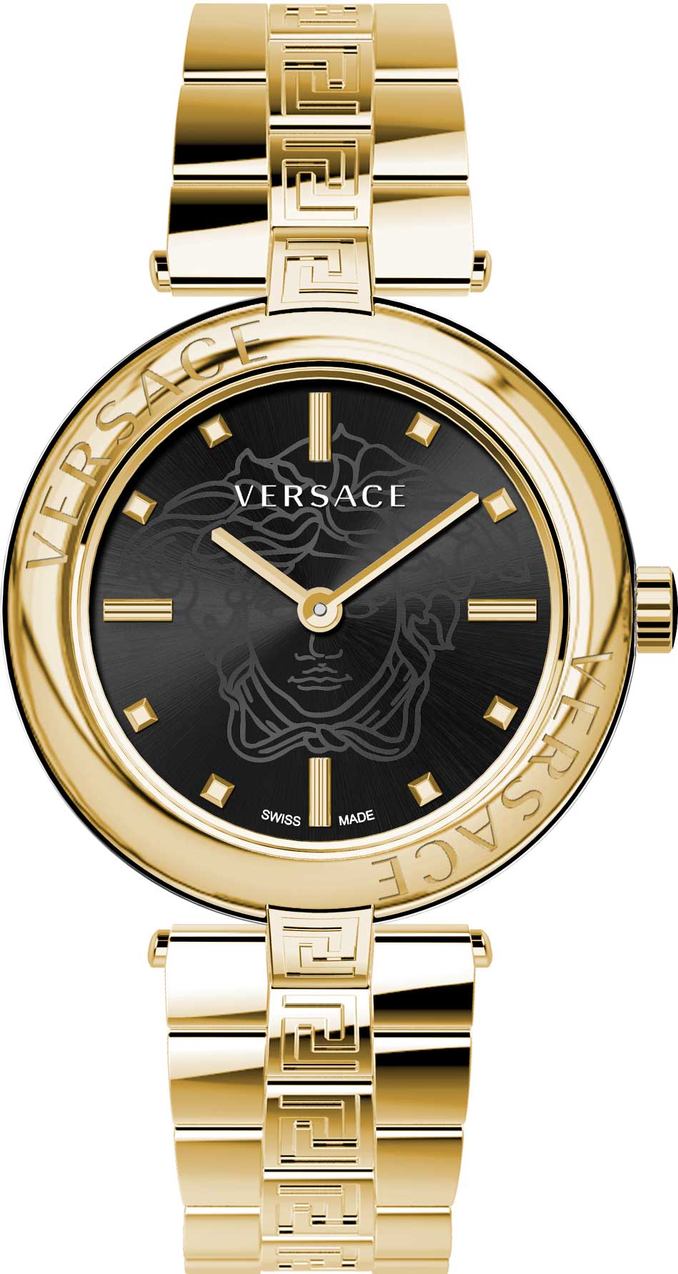 Versace Versace New V Circle 36mm | Rosa | FARFETCH DE