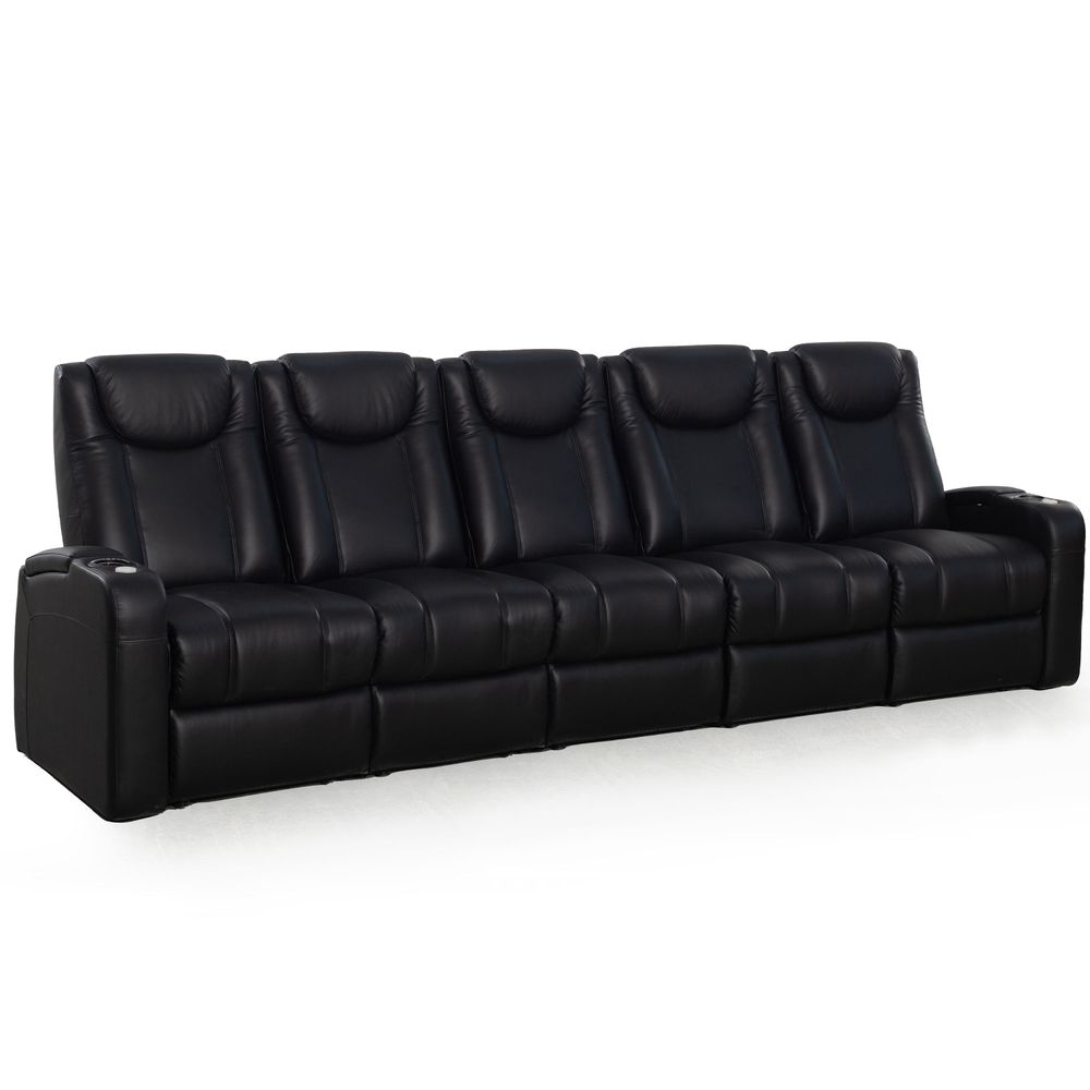 Zinea Cinema Seat Emperor Plain row of 5 Seat Sofa