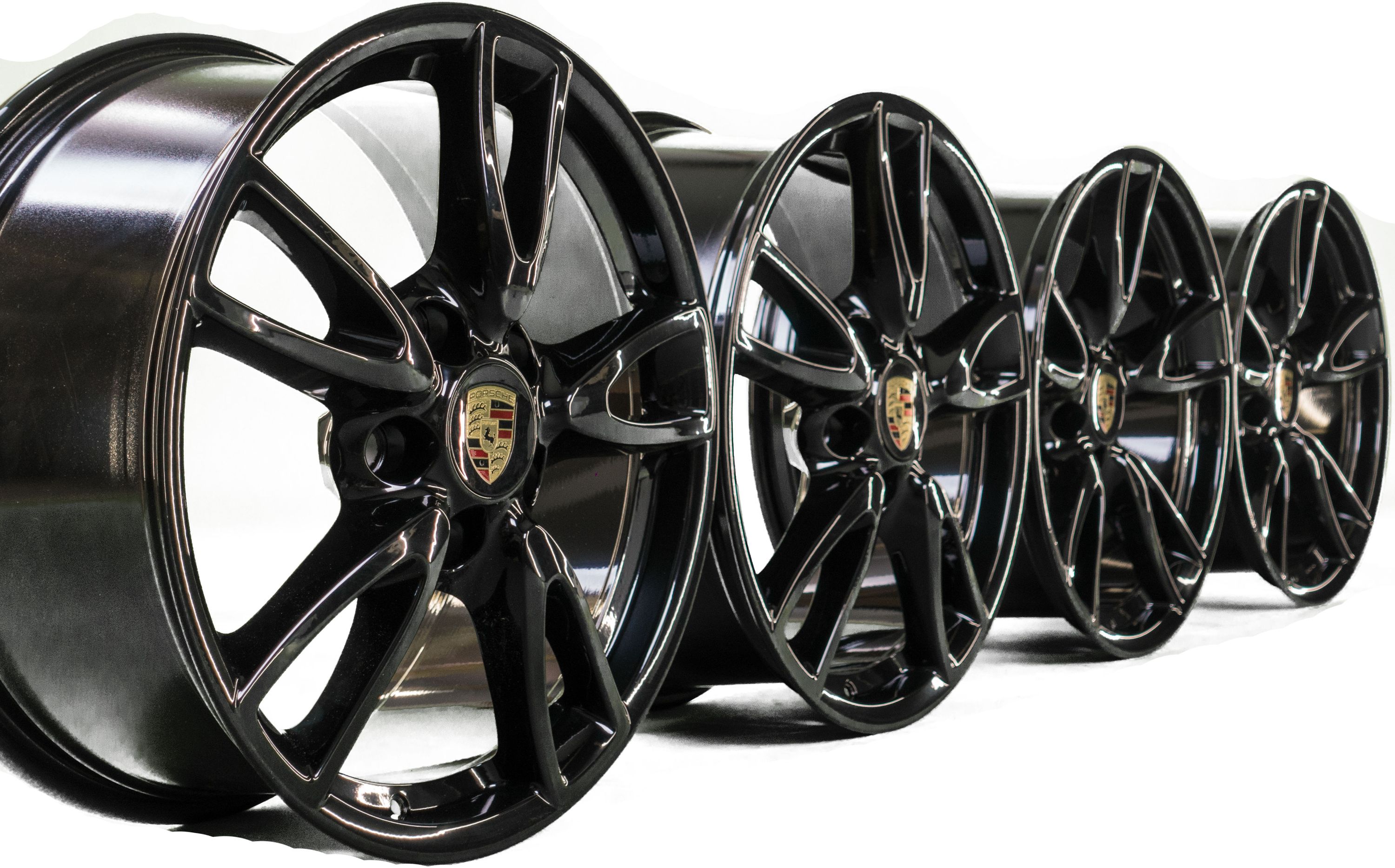 Original Porsche 18 inch 911 997 Carrera 4 C4 4S rims 99736213701 8J 11J