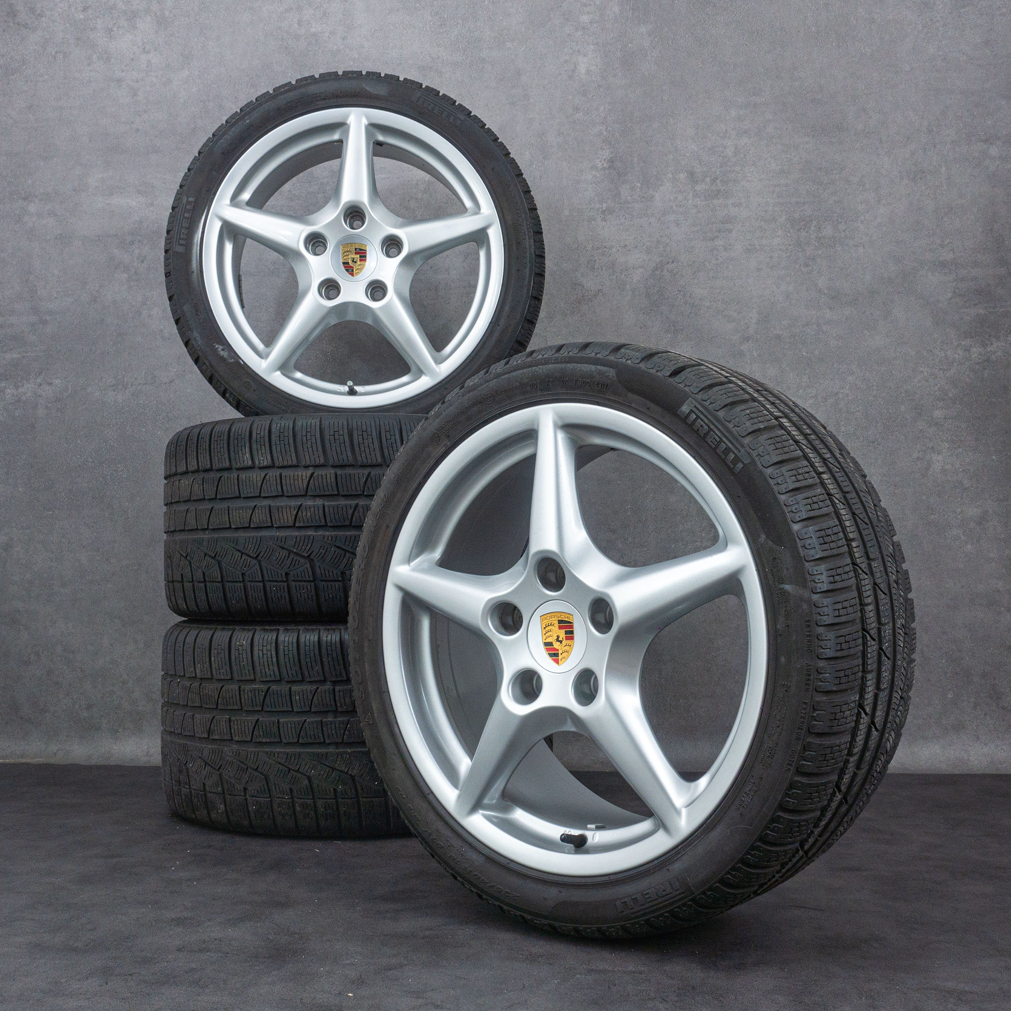 Original Porsche 18 inch winter wheels 911 997 Carrera C4 4S rims ...
