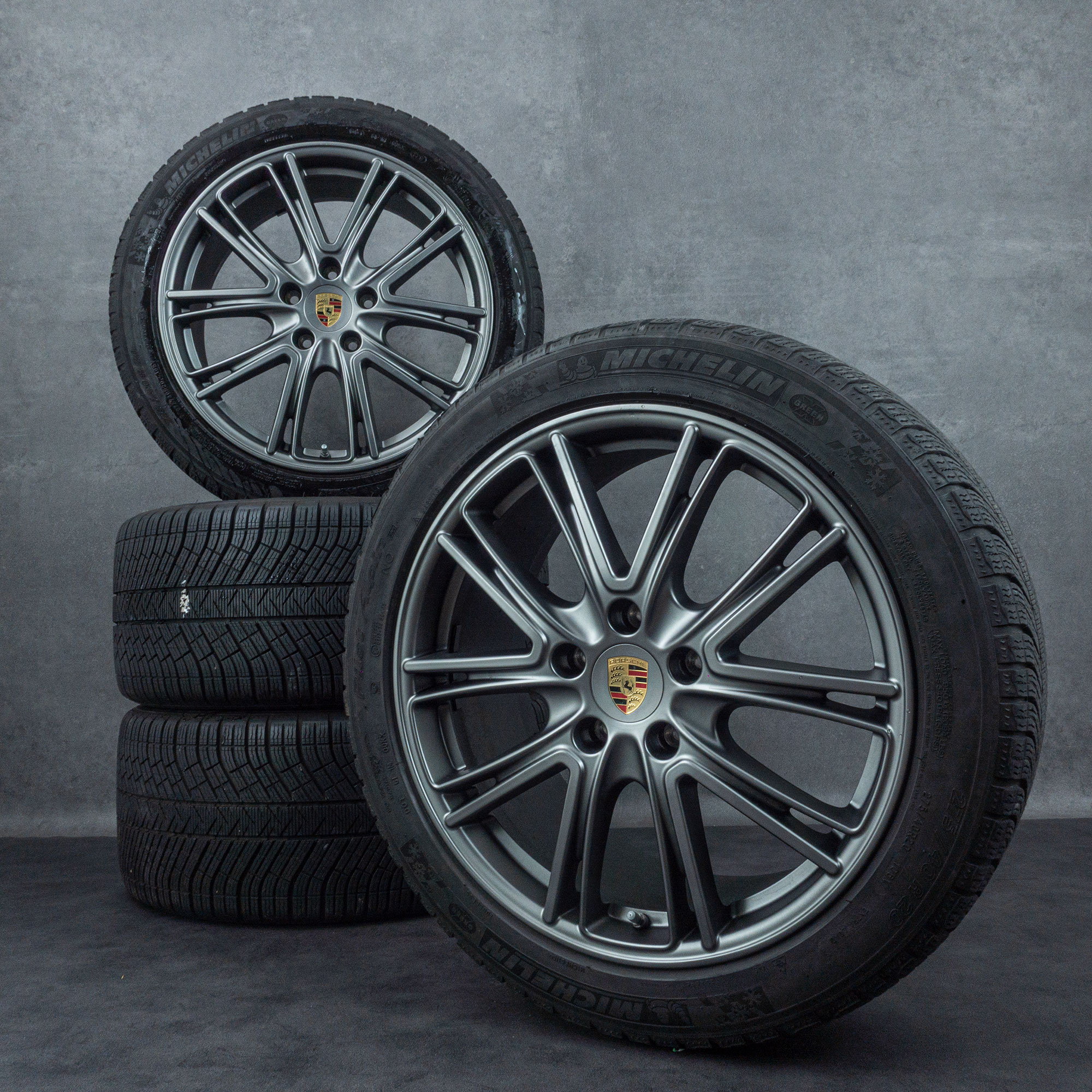 Original Porsche 971 Panamera Turbo rims 20 inch winter wheels winter tires