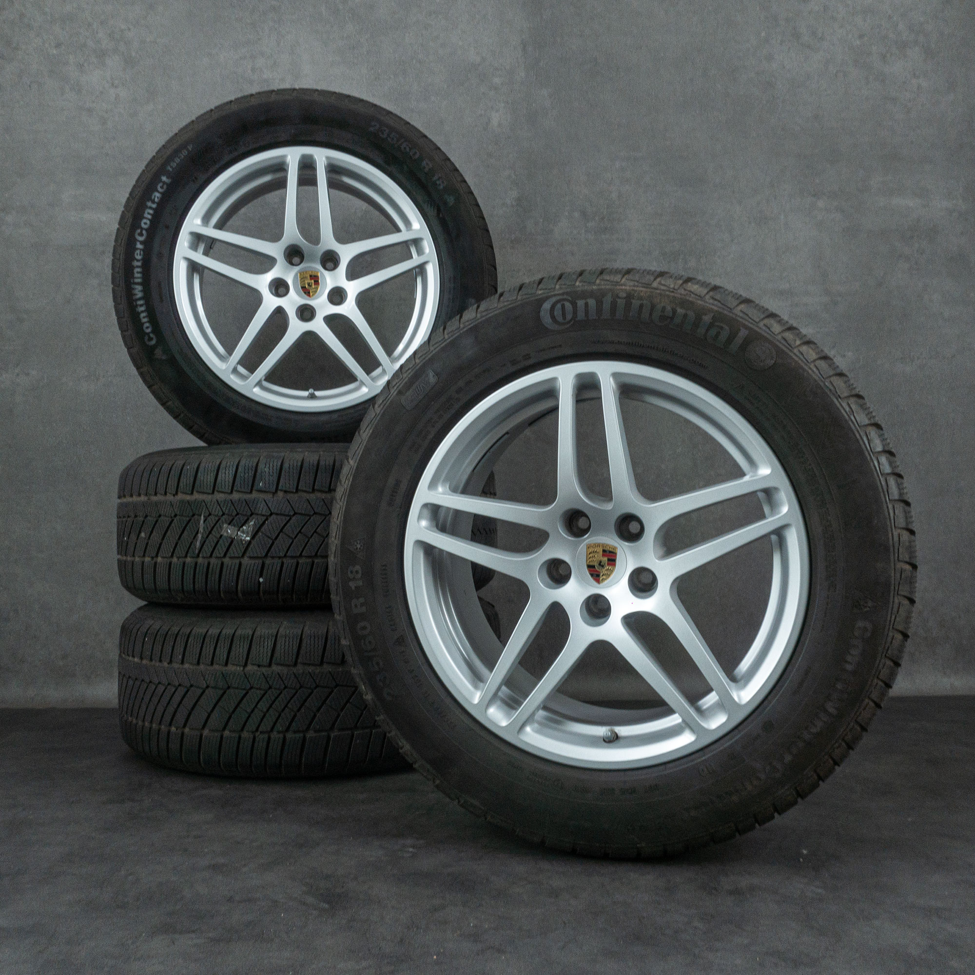 Original Porsche 18 inch rims Macan S Diesel winter wheels winter tires 95B