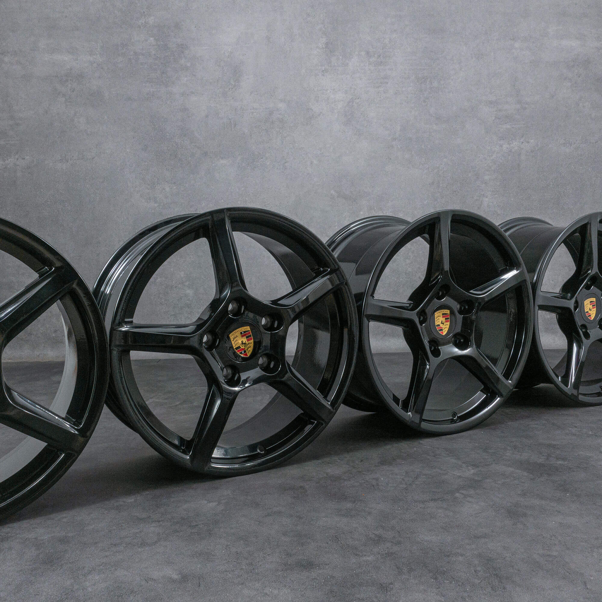 Original Porsche 18 inch rims Boxster Cayman 982 982601025M 982601025N ...