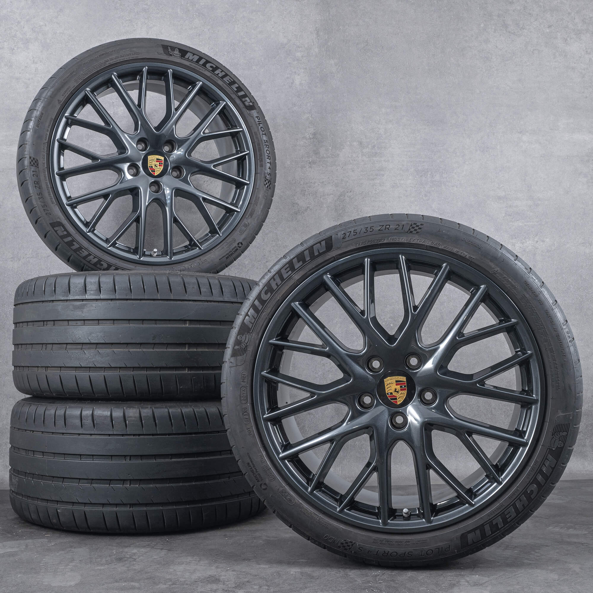 Original Porsche 21 inch 971 Panamera rims sport summer wheels summer tires