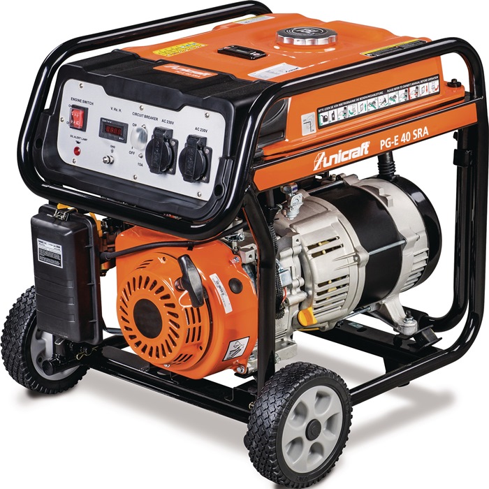 Stromerzeuger PG-E 40 SRA 3,3 kW Benzin UNICRAFT | werkzeugfundgrube.de