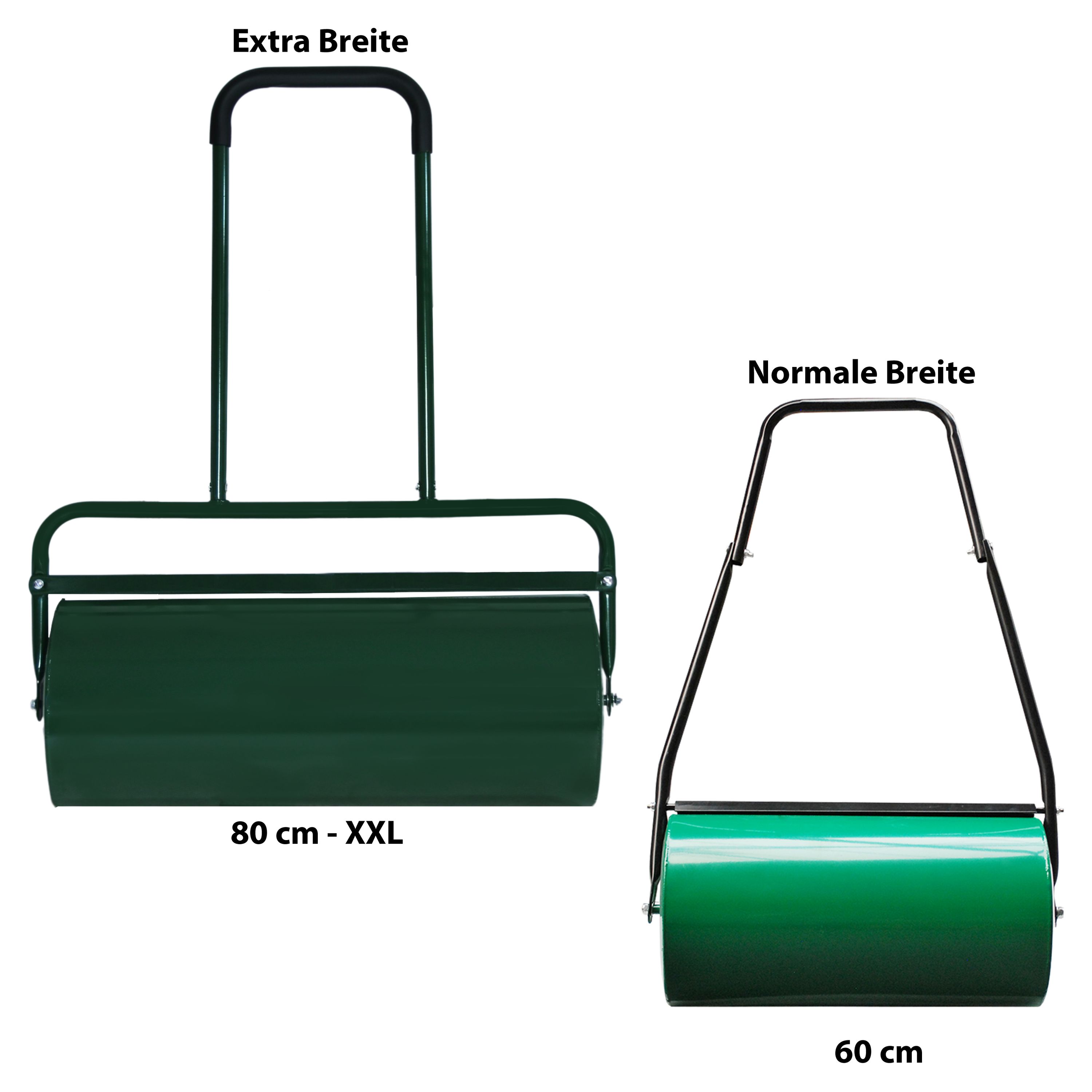 Rasenwalze Handwalze Gartenwalze Bodenwalze Walze Gartenrolle Metall 60 ...