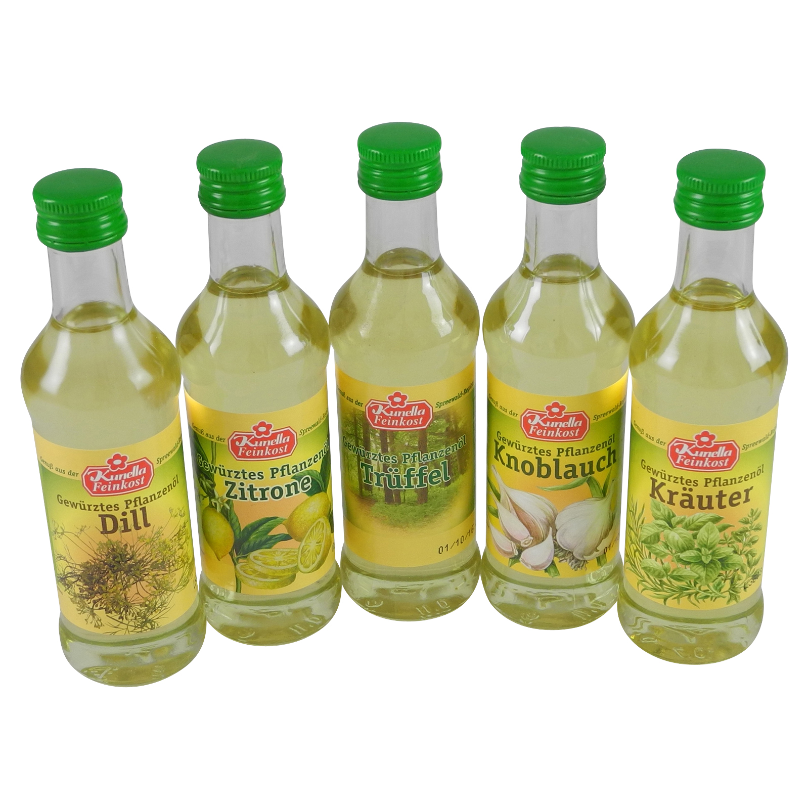 Gewürzte Rapsöle Probierpaket (5 Sorten à 100 ml) | gourmeo24.com