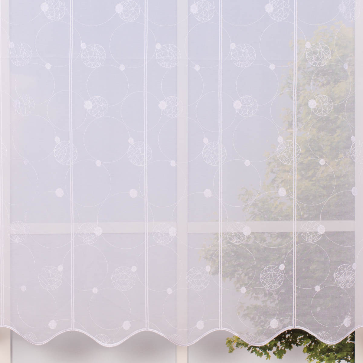 84013-Scheibengardine-Stickerei-Meterware-Leinenstruktur-Voile-naehfrei ...