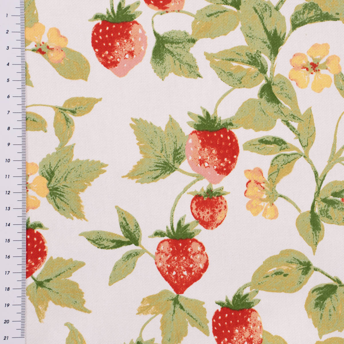 84205--SCHoeNER-LEBEN--Tischlaeufer-aus-Baumwolle-Gariguette-Erdbeeren ...