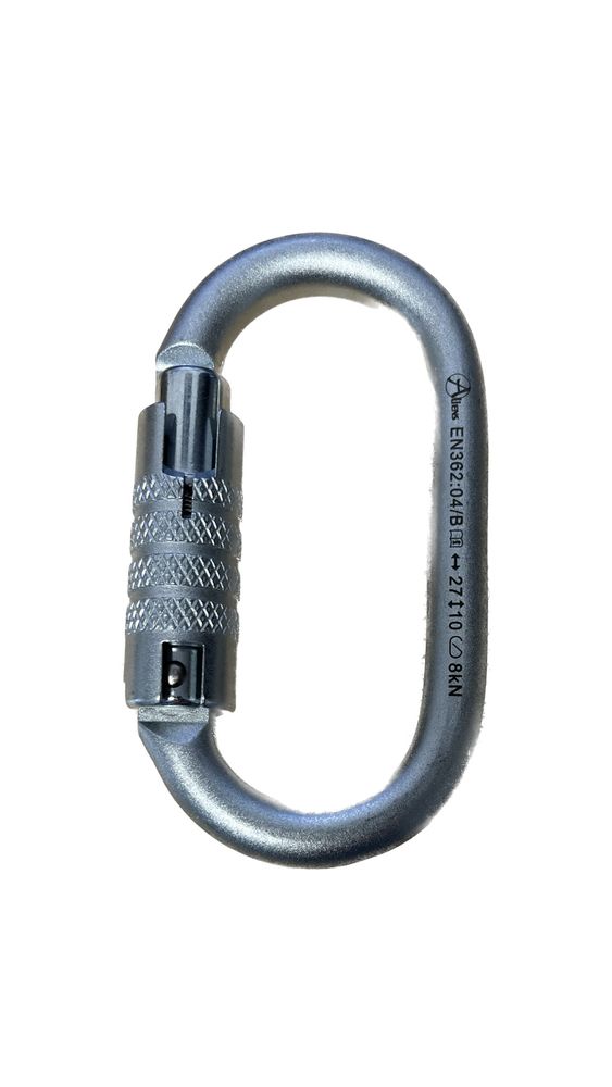 AliensStahlkarabiner Total Oval Trilock - Trilock Karabiner ...