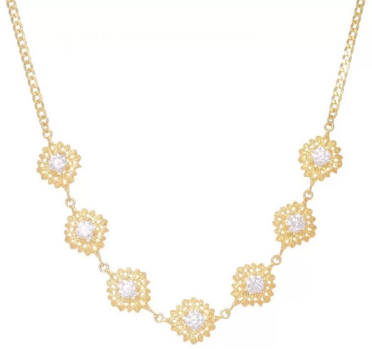 Casa Padrino Luxus Damen Halskette Gold - Elegante handgefertigte ...