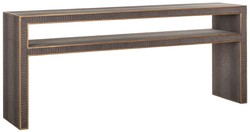 Casa Padrino luxury console gray / brass 180 x 40 x H. 75 cm ...