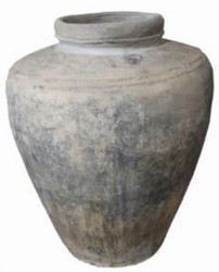 Casa Padrino Luxus Barock Terracotta Vase Antik Beige Ø 37 x H. 85 cm ...