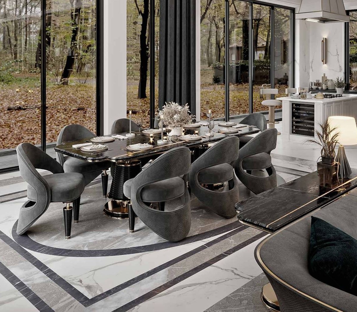 Exquisite Luxury Dining Room Table For Timeless Elegance