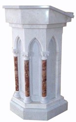 Casa Padrino luxury baroque lectern white / red H. 120 cm - Magnificent ...