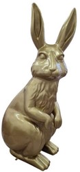 Casa Padrino Luxus Deko Skulptur Hase Gold H. 220 cm - Riesige ...