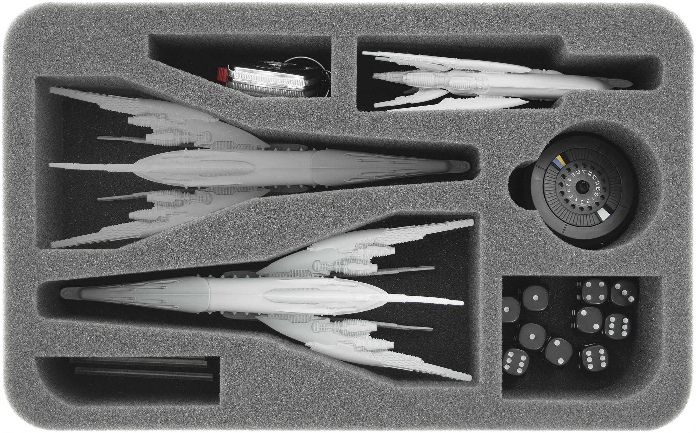 HS060DF08 60 mm half-size foam tray for Dropfleet Commander - PHR ...