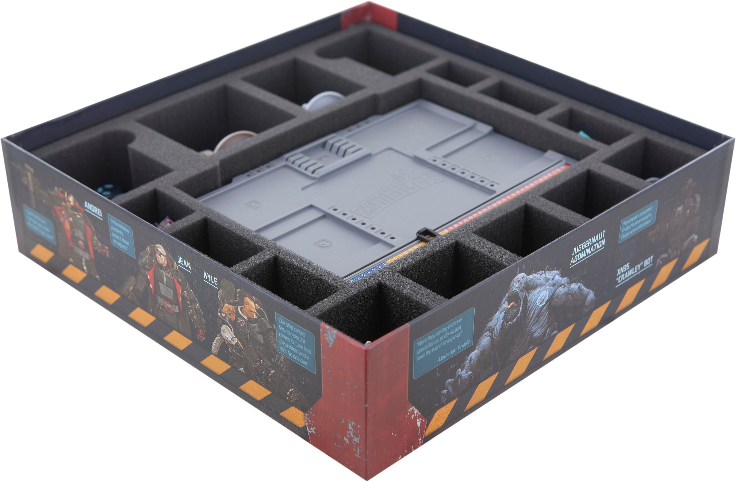 Feldherr foam set for Zombicide: Black Ops - board game box | Feldherr Figure Cases free ...
