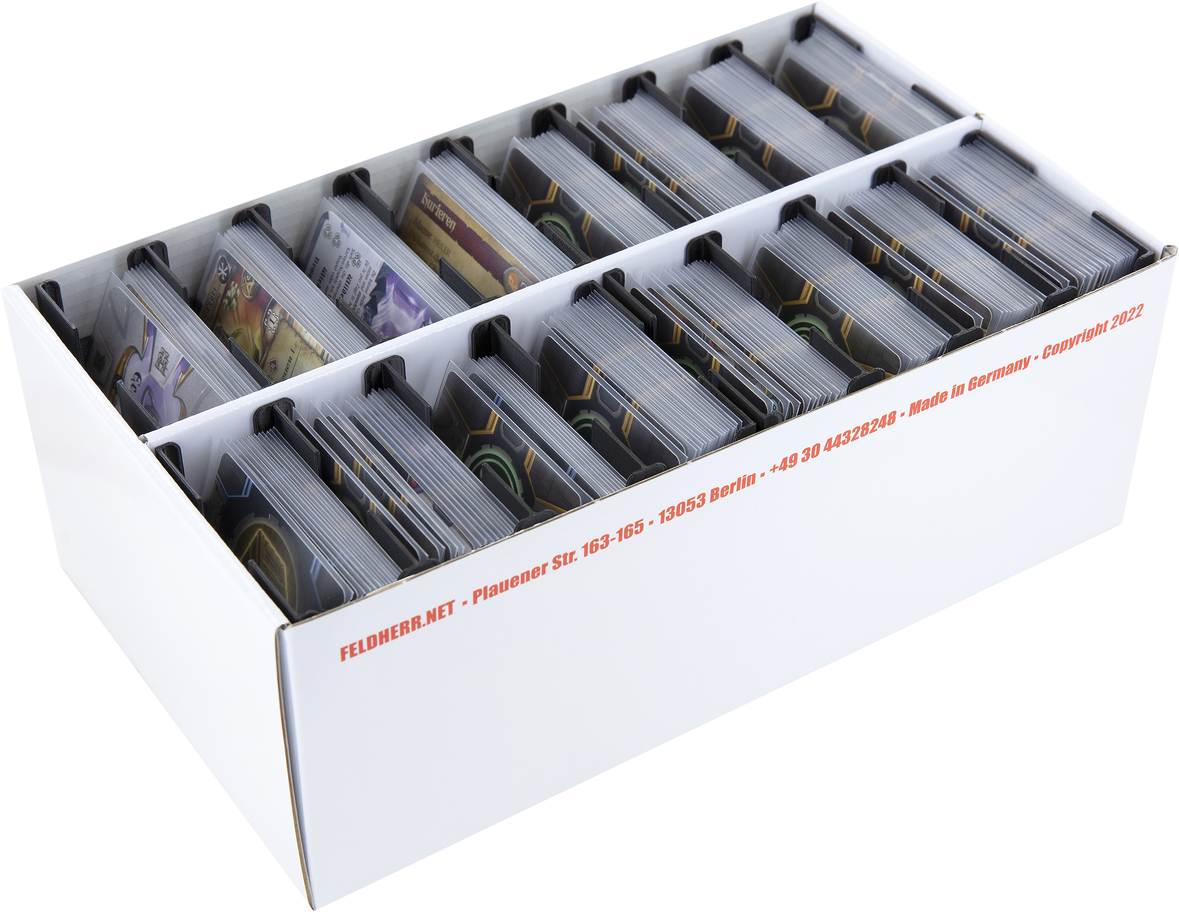 Feldherr Storage Box TCHS105 With Card Holders Inserts For 3200 Cards 