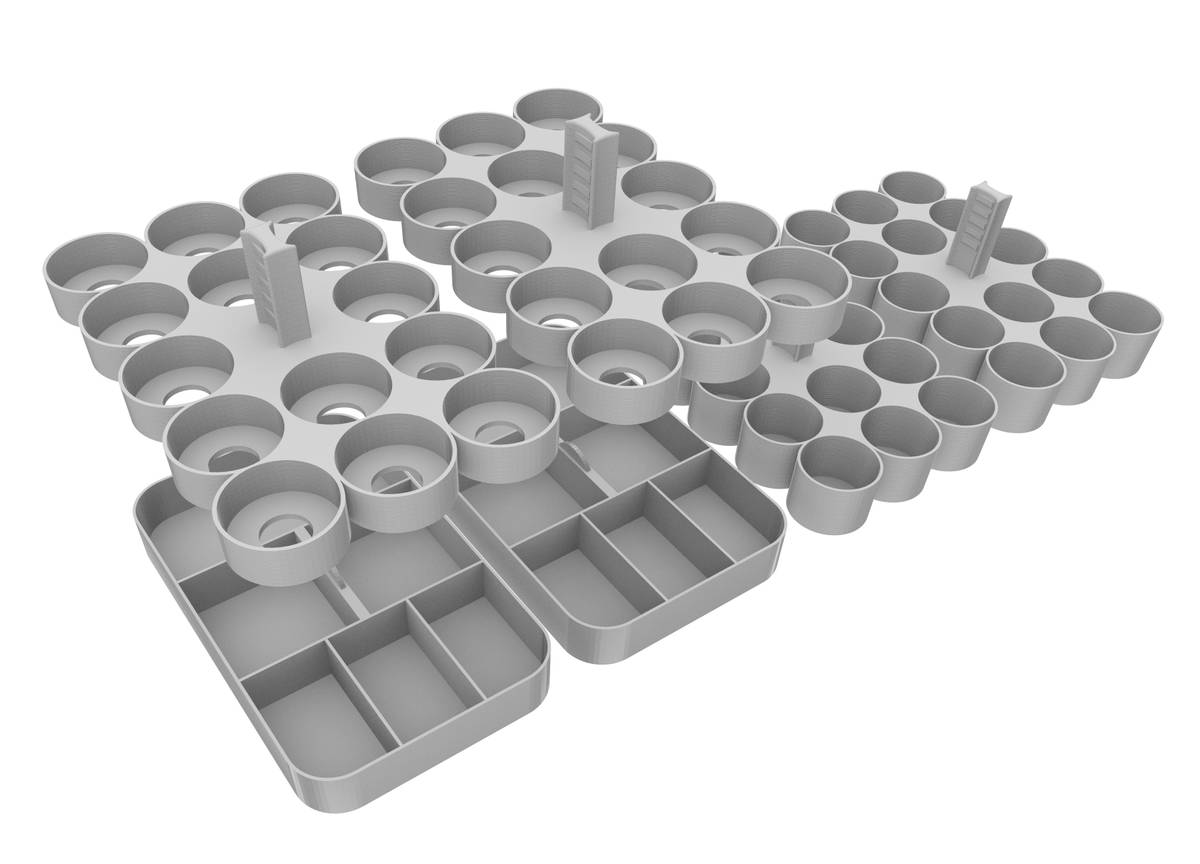 Feldherr paint racks + token trays for 4l Really Useful Boxes - 56 ...