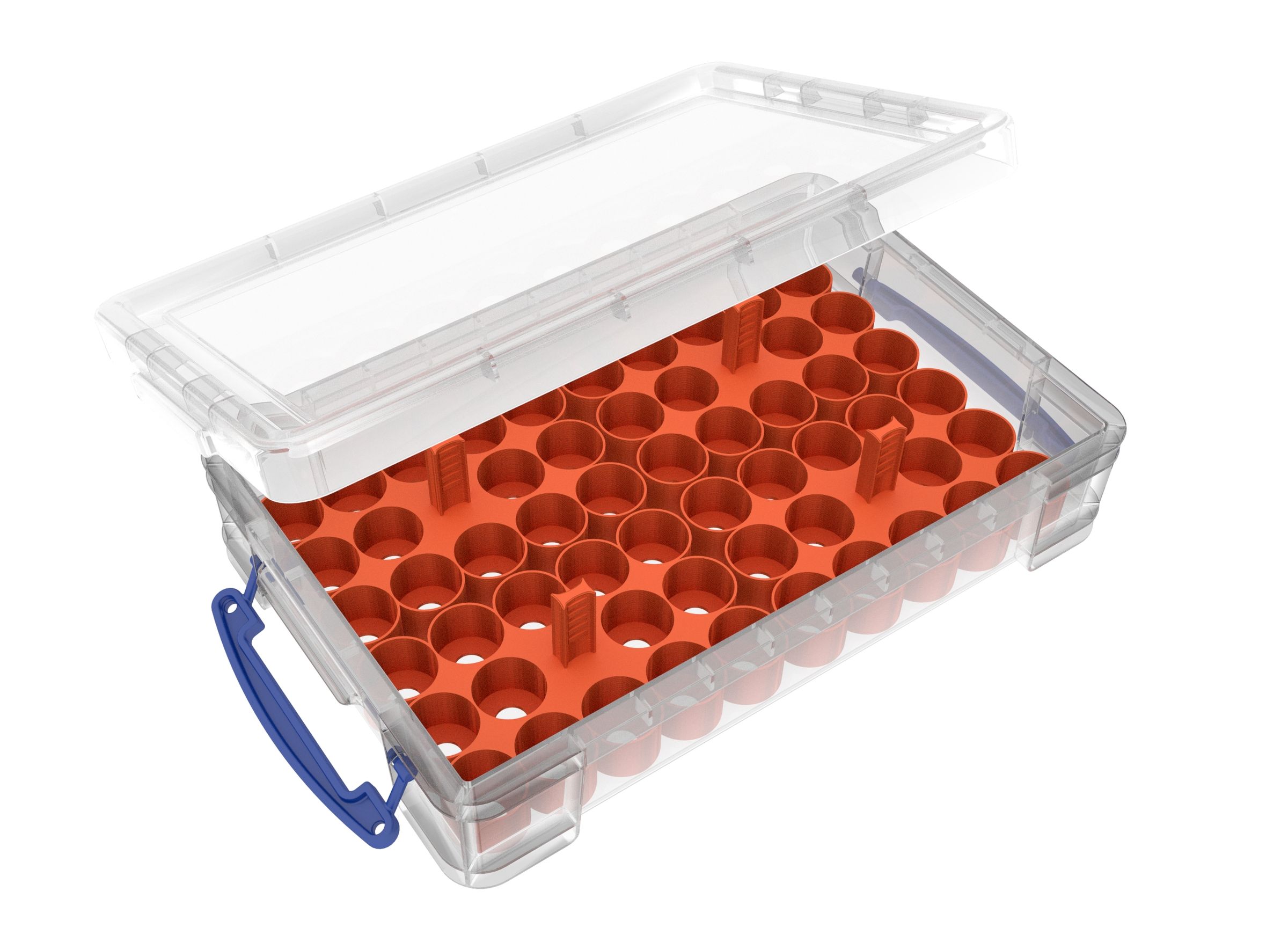 Feldherr paint rack set for 4L Really Useful Boxes - 56 Citadel Paint ...